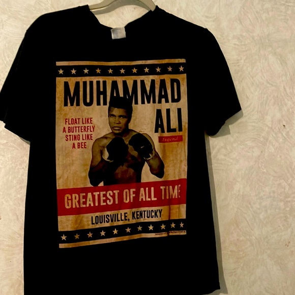 Shirts | Muhammad Ali Black Tee | Poshmark